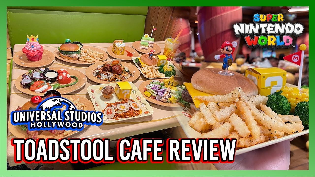 Toadstool Cafe Food Review from Super Nintendo World - Universal ...