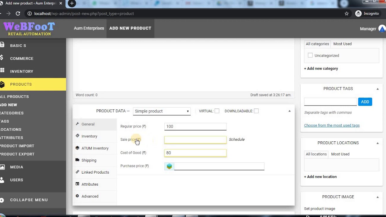 Using SKU field with barcode scanner. - YouTube