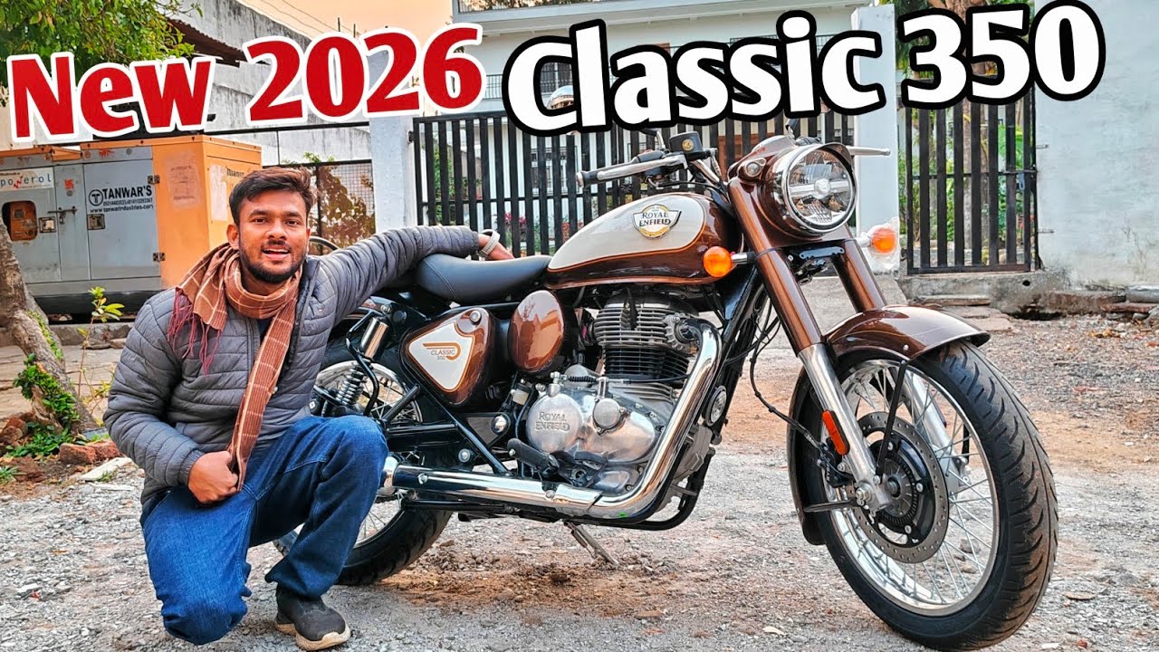 Why Royal Enfield Classic 350 In 2026 Bronze Colour New Detailed Review ...