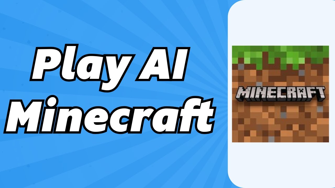 How to Play AI Minecraft (Latest Update) - YouTube
