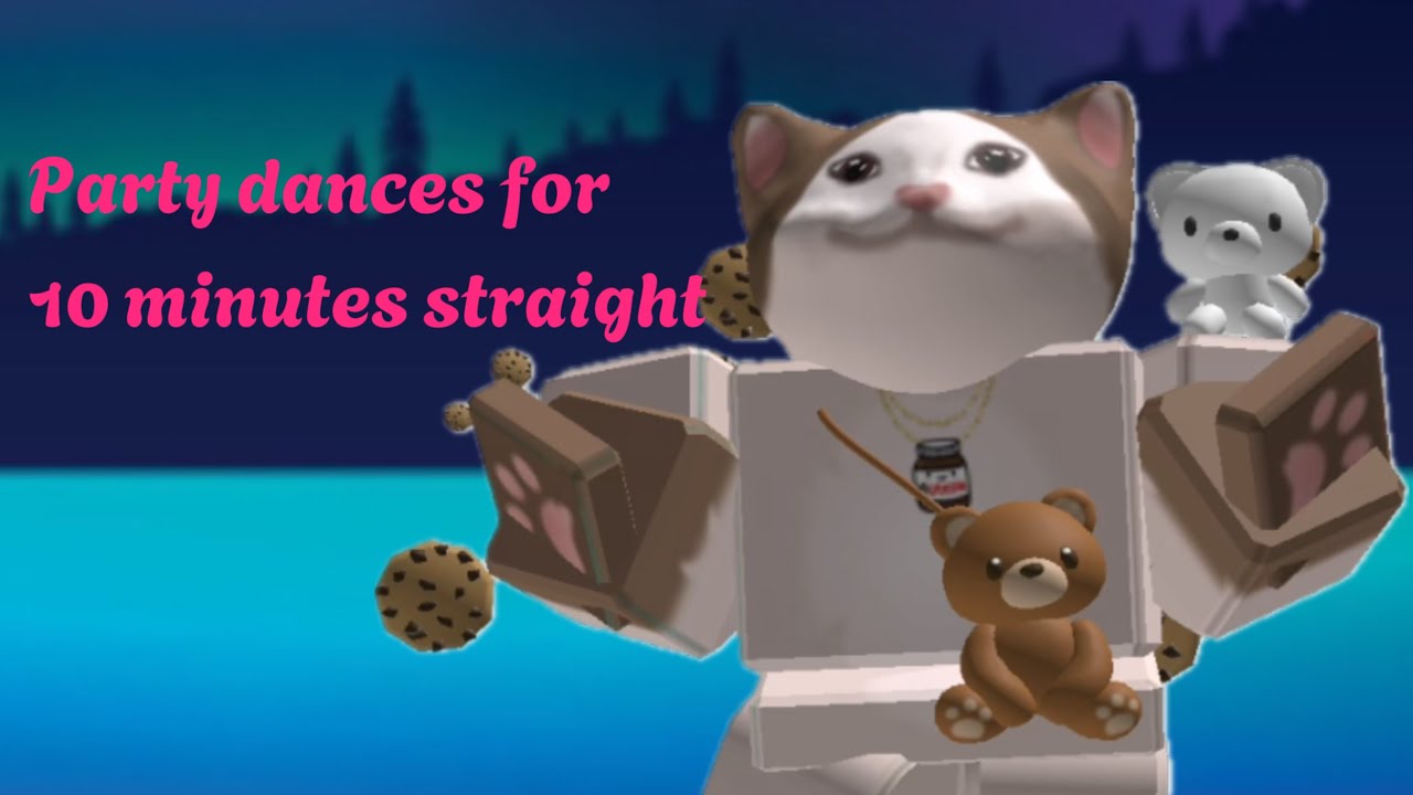 Pop cat party dances for 10 minutes straight - YouTube