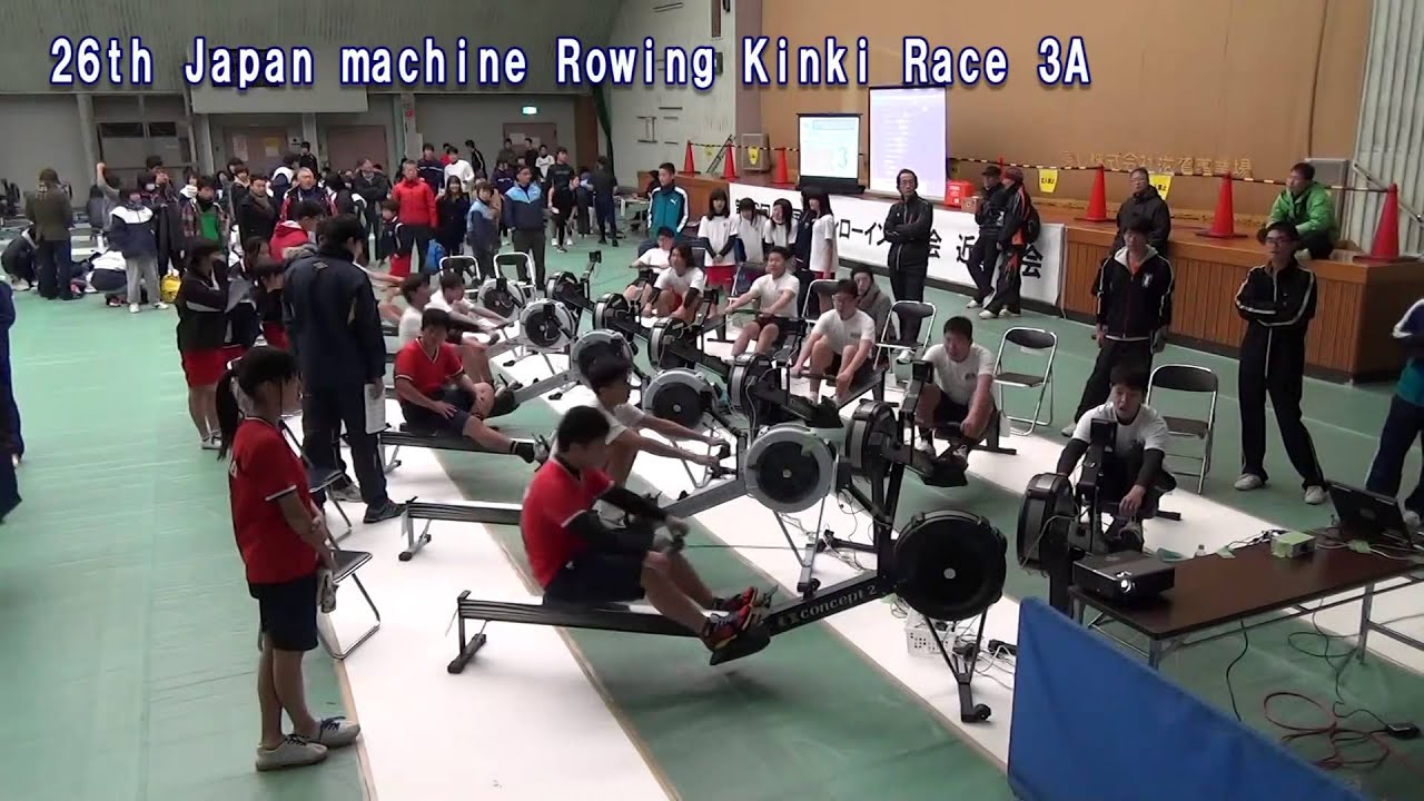 26thJapanMachineRowing Kinki Race 3A - YouTube