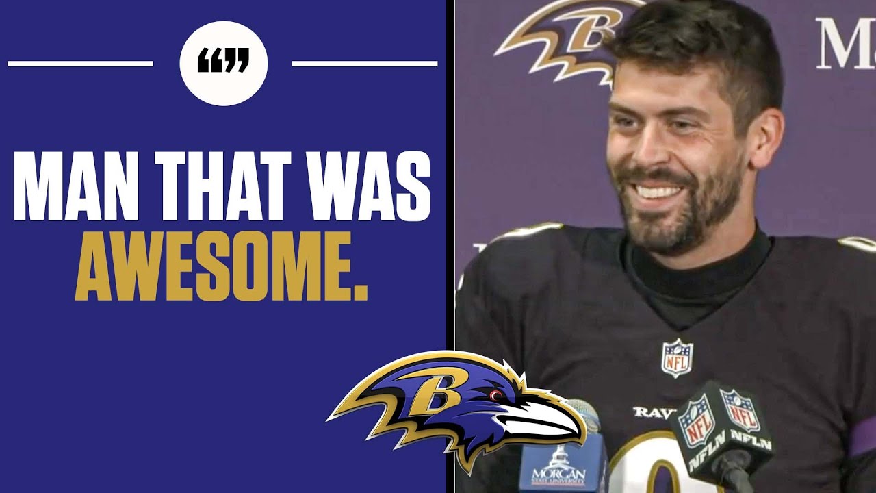 Justin Tucker Discusses The Feeling After Hitting The Game Winning FG ...