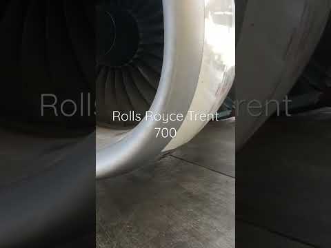 RR Trent 700 thrust reverser deployed #aircraft #airbus #aviation #a330 ...