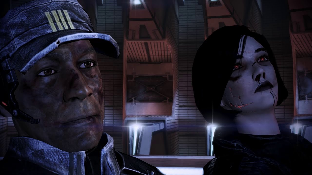 mass effect anderson's death alternate dialog - YouTube
