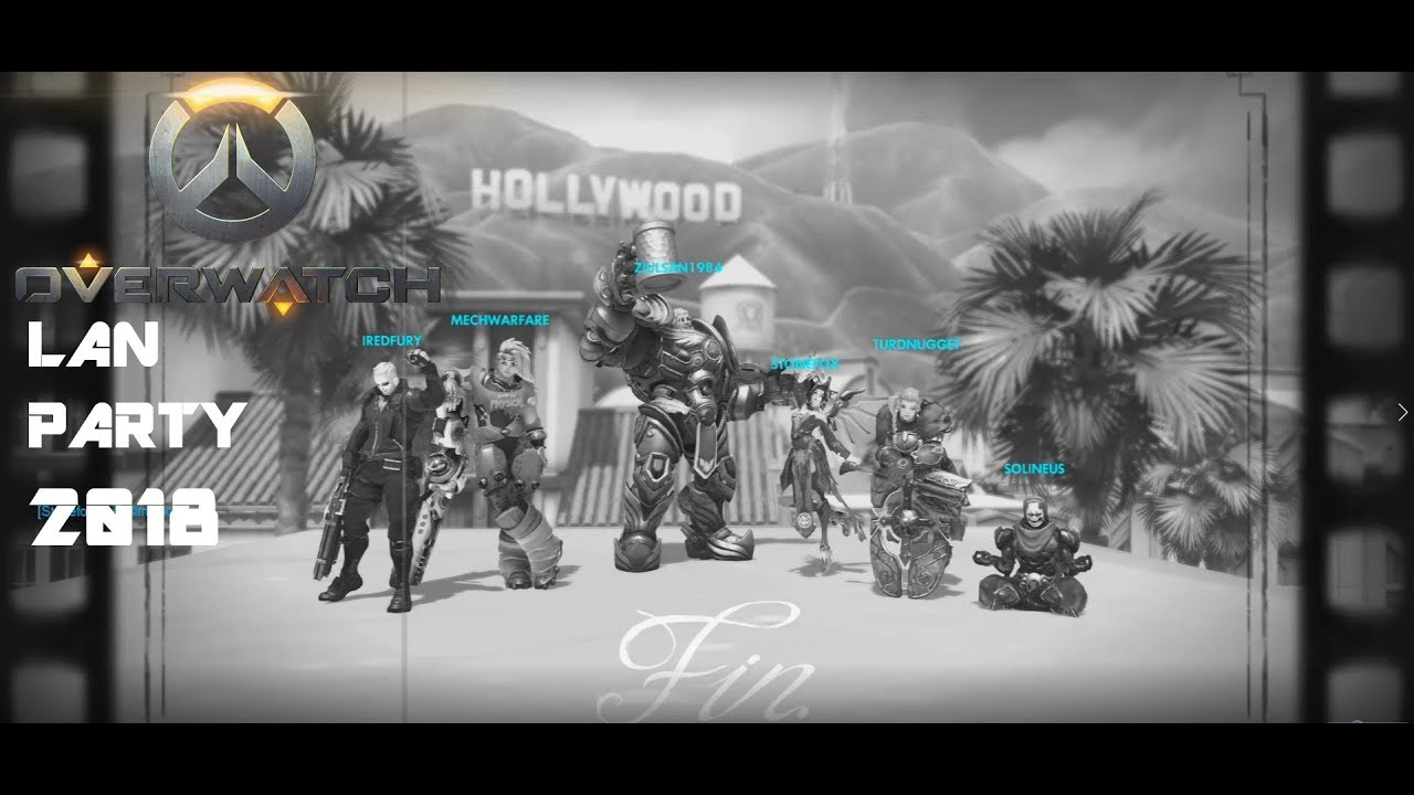 OVERWATCH LAN PARTY # 2 2018 PART 1 - YouTube