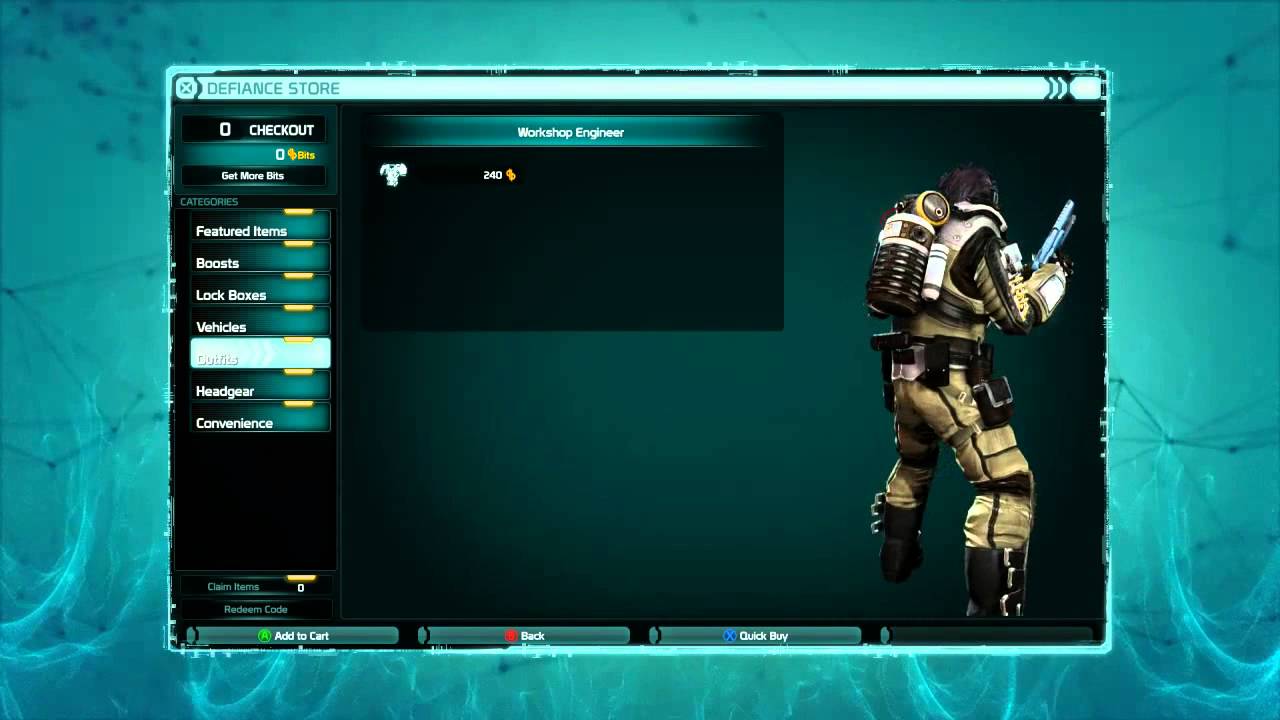 Defiance - Outfits Preview - YouTube