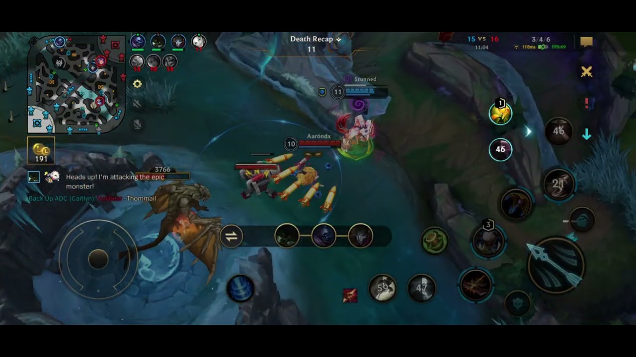 Wildrift Caitlyn S15 Diamond Ranked - 68k dmg Terminus build - YouTube