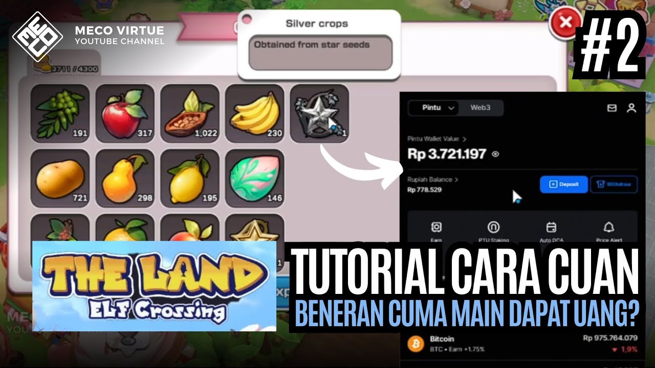 Tutorial Lengkap Cara WD Cuan Main The Land - The Land Elf Crossing Indonesia - Part #2 - YouTube
