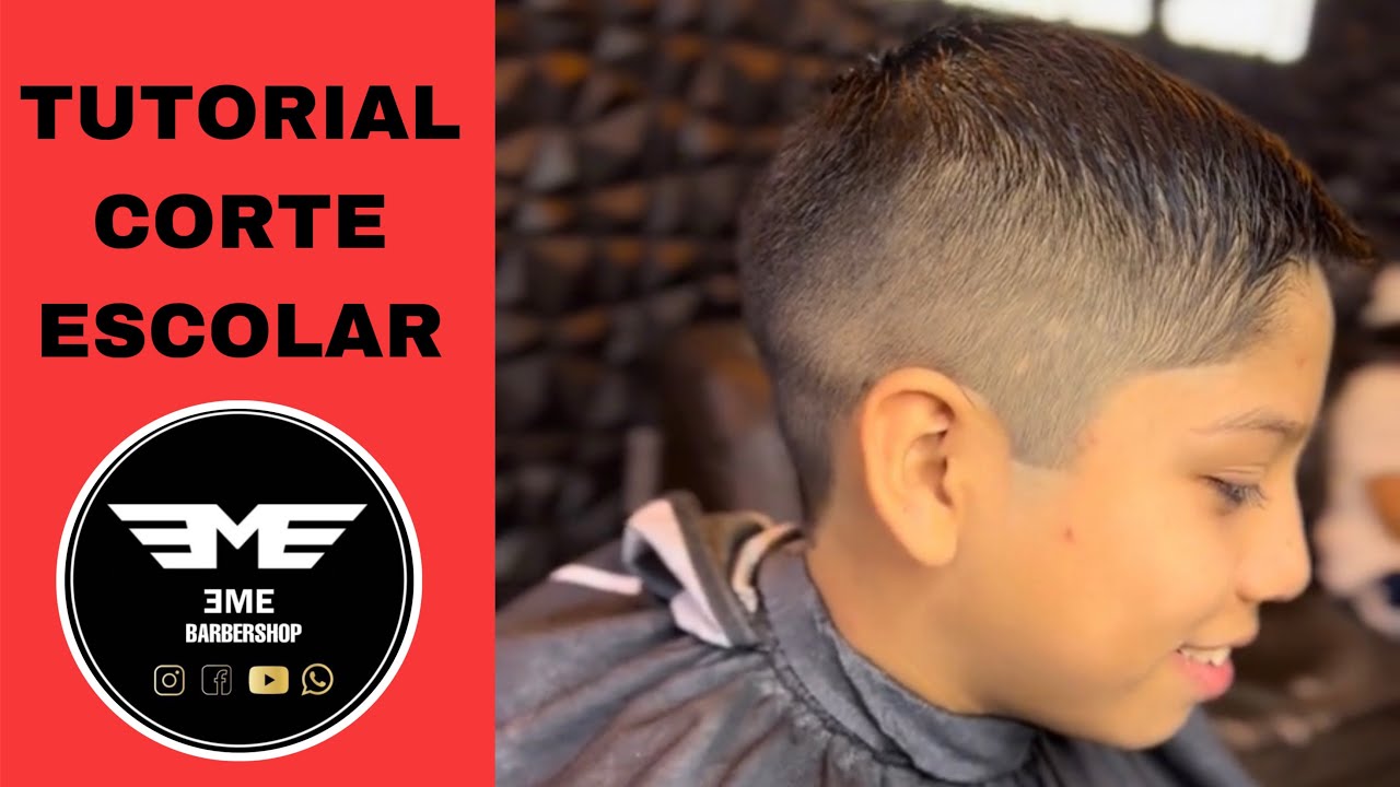 COMO HACER UN CORTE ESCOLAR PASO A PASO( tutorial super fácil) - YouTube