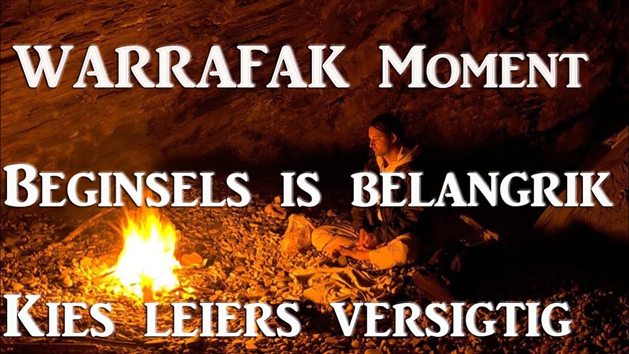 Beginsels is belangrik en dit moet die riglyne wees as dit kom by ...