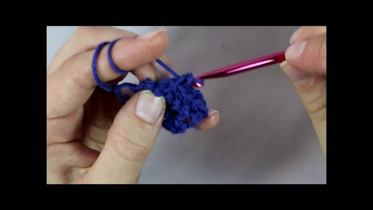 Easy Tutorial: How to do single crochet frontloop only (sc flo) - YouTube