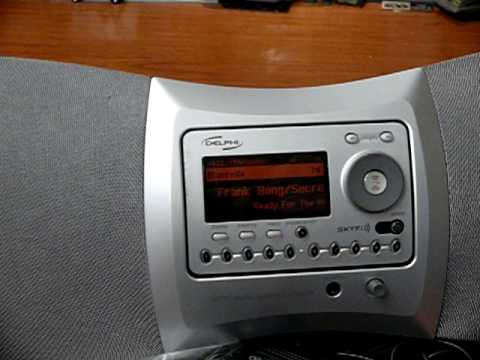 Delphi Skyfi XM Sirrius Sattelite Radio Boombox.MOV - YouTube
