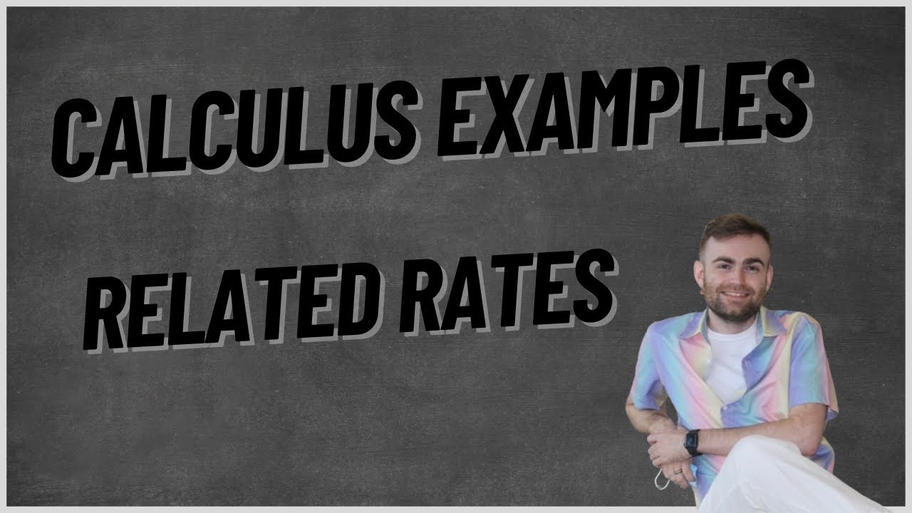 Related Rates Examples - Calculus - YouTube