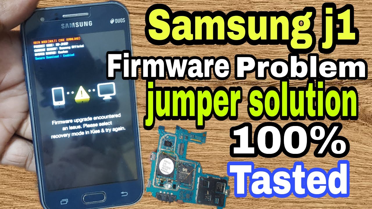 Samsung J1 Firmware Upgrade Jumper Solution 100% Tested # Without FLASH ...