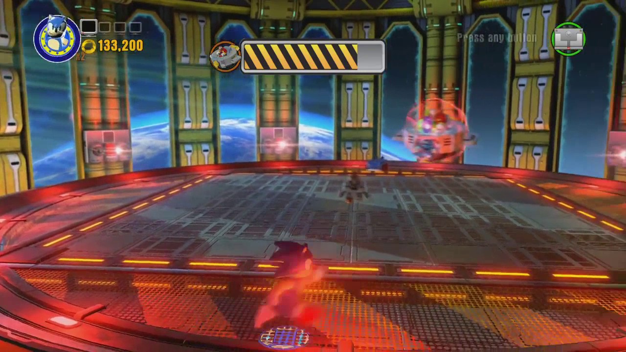 Lego Dimensions - Dr. Eggman and Robo Sonic boss fight (The Tumbling ...