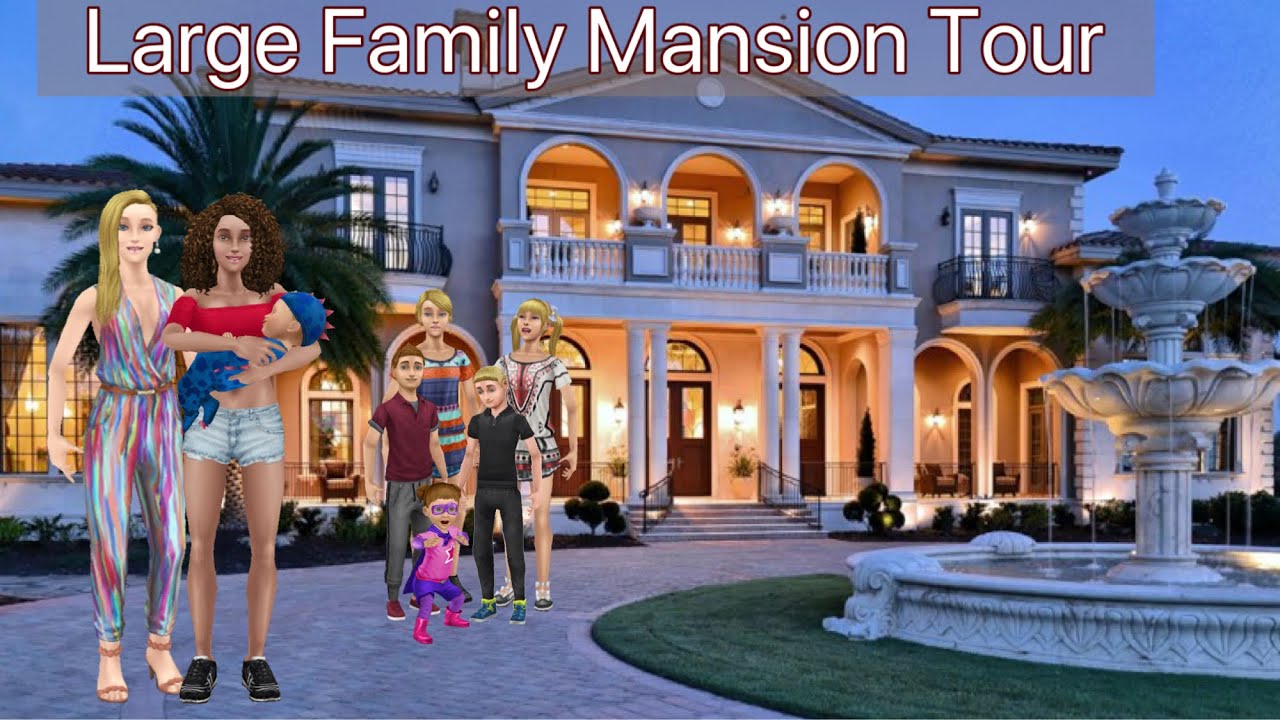 Family Of 8 Mansion Tour - YouTube