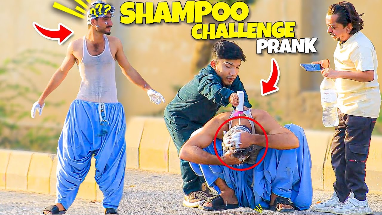 Shampoo Challenge Prank - Funny Reactions - | @NewTalentOfficial - YouTube