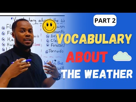 Vocabulary about the Weather / English_ Creole (Part 2) | Vokabilè sou ...