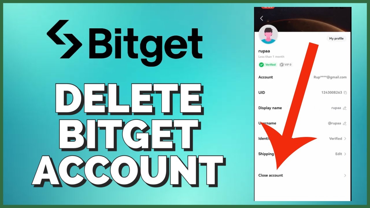 How To Delete Bitget Account 2024? - YouTube