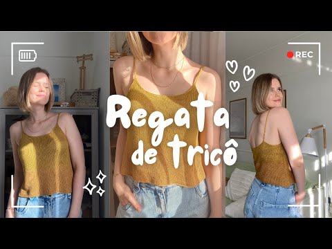 RECEITA 🧡 Regata de SEDA com pences