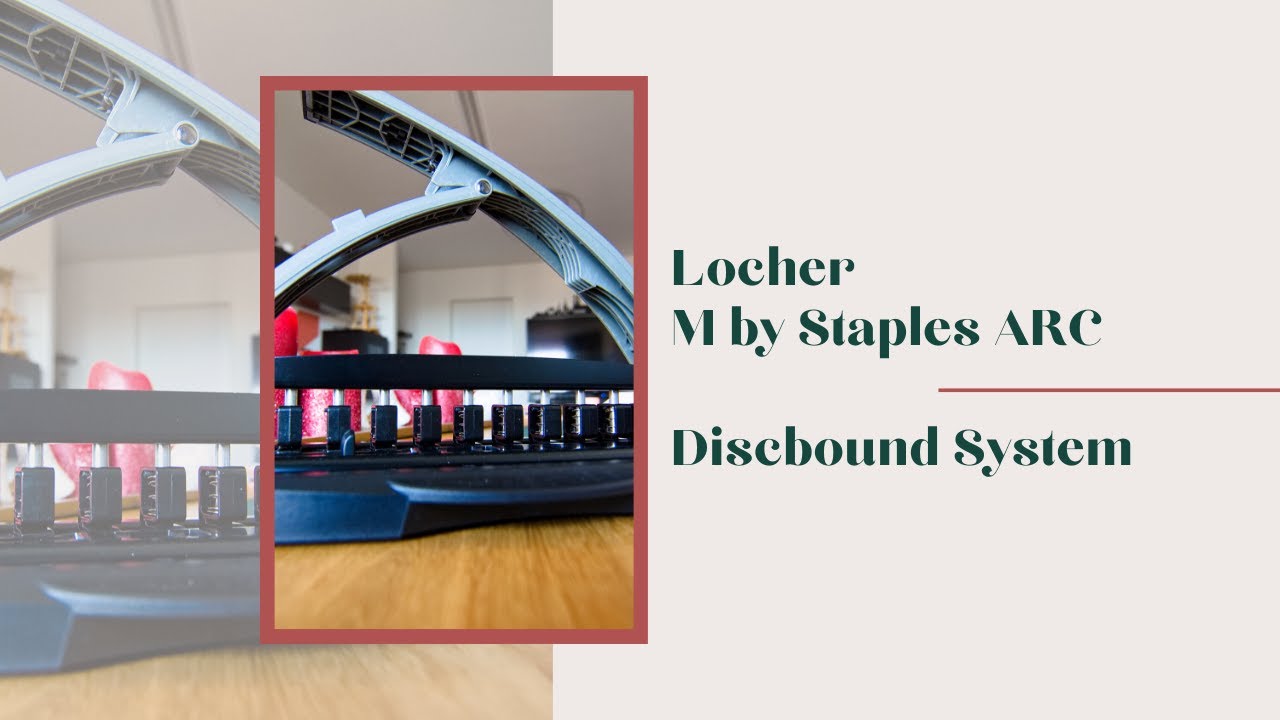 DIY Discbound System Locher M by Staples ARC | Atoma My Happy Planner ...