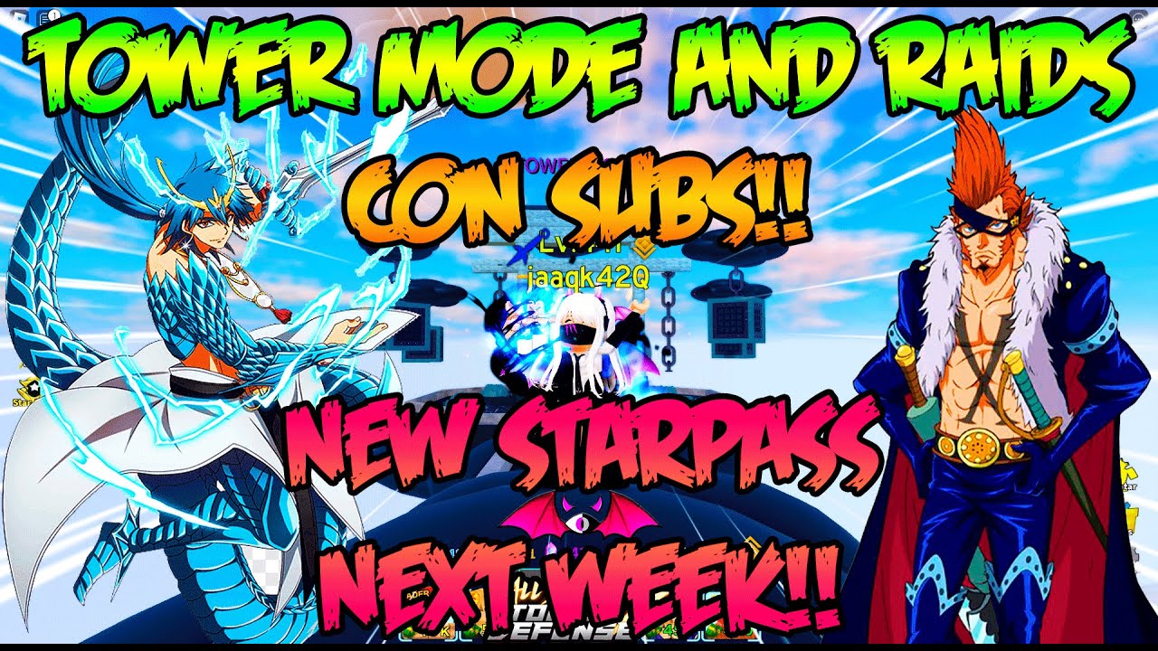TOWER MODE Y RAIDS CON SUBS!💀NEW STARPASS NEXT WEEK!🌟 ALL STAR TOWER ...