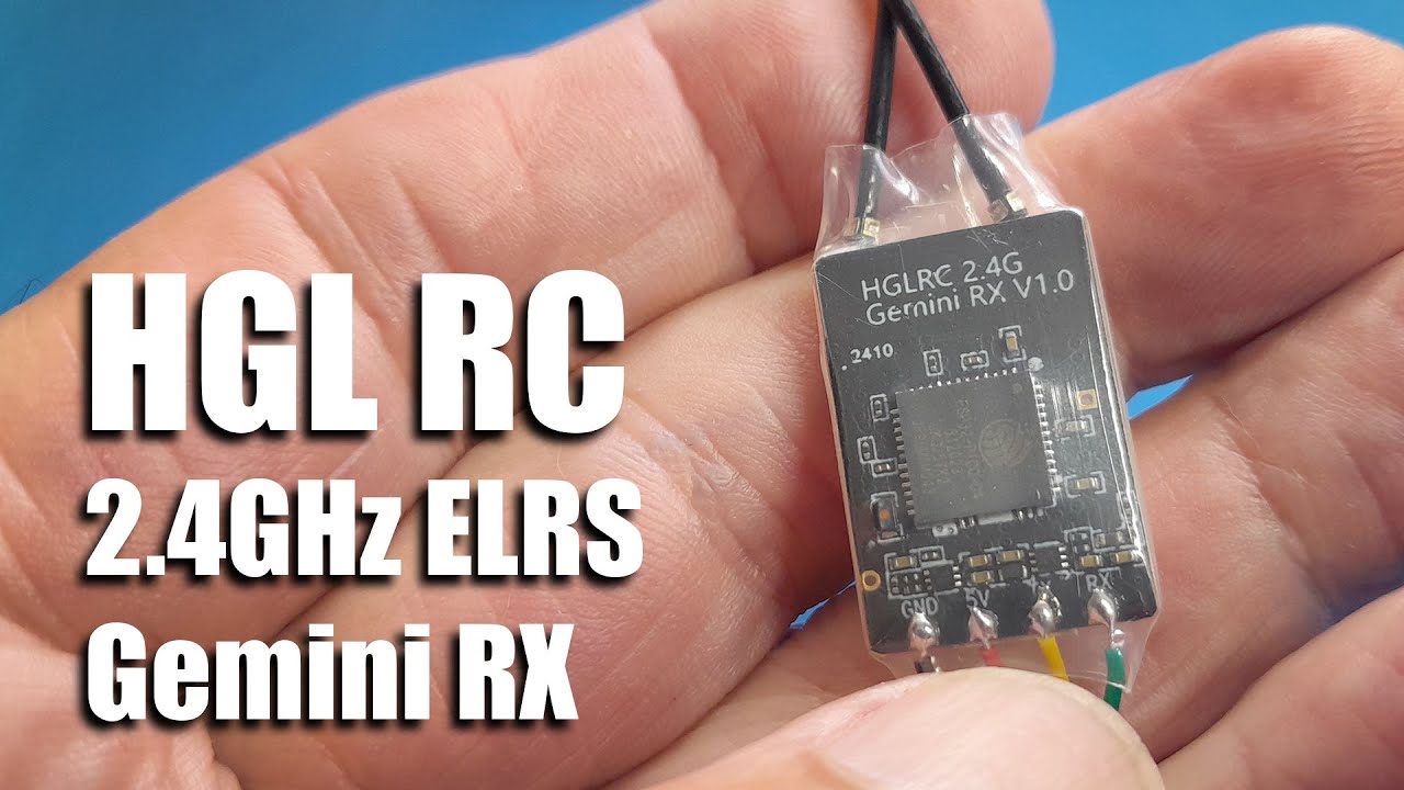 HGLRC 2.4GHz Gemini ELRS Receiver - YouTube