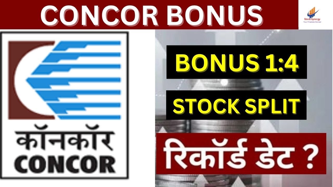 CONCOR Bonus Share | CONCOR Share Latest News | Container Corporation ...