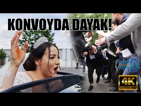 KONVOYDA DAMADI DÖVDÜLER [ Kübra & Mahmut ] {--- www.dogrufilm.de ---}