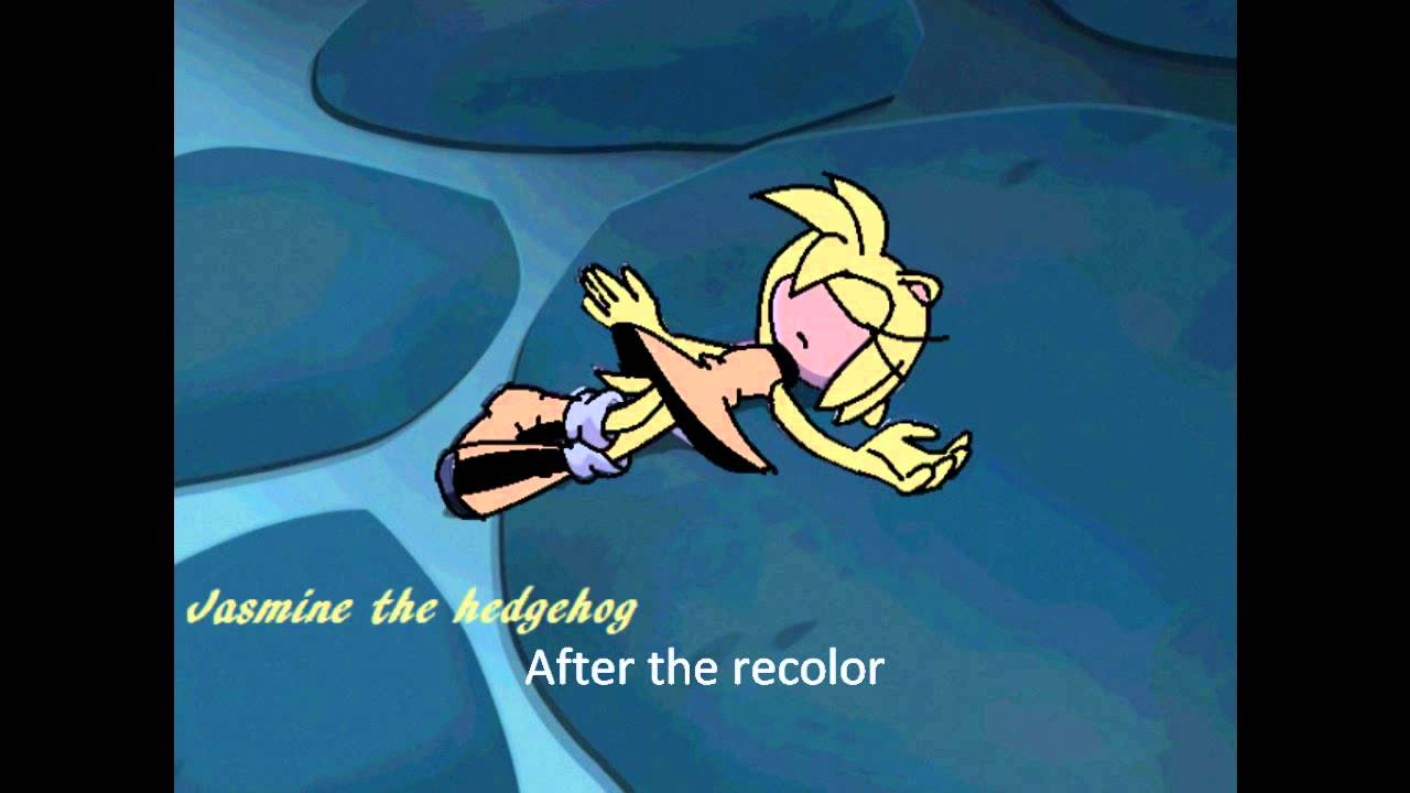 Recoloring Amy Rose to Jasmine the Hedgehog - YouTube