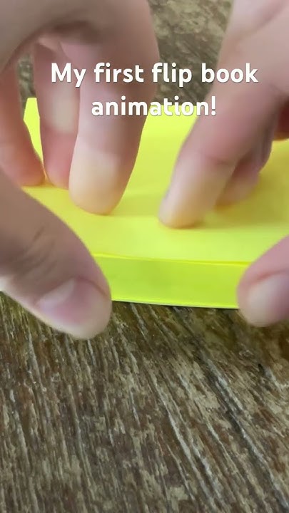 My first flip book animation! - YouTube