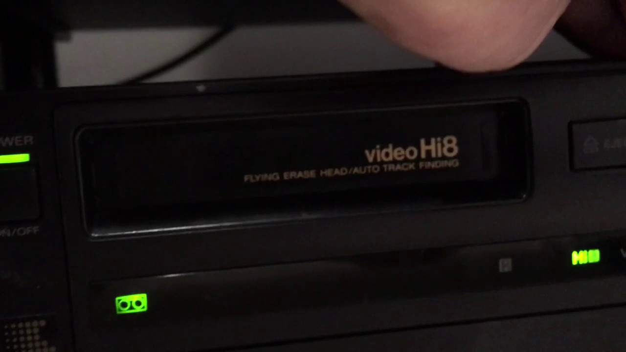 SONY VCR EV-S2000 Hi8 video deck - YouTube