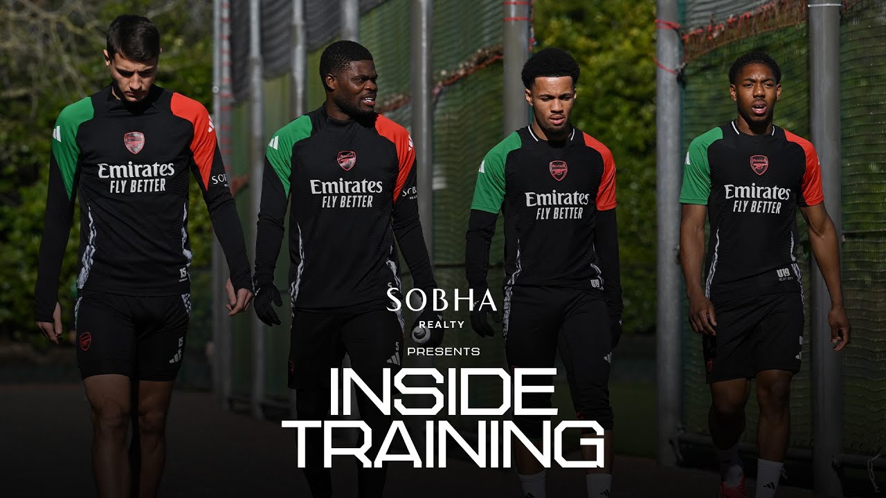 INSIDE TRAINING | High spirits within the Arsenal squad | Ready for PSV ...