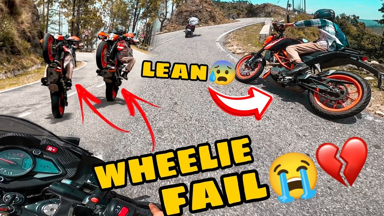 crazy lean game☠️😨||wheelie fail cr@sh😨|| hyper ride😰 - YouTube