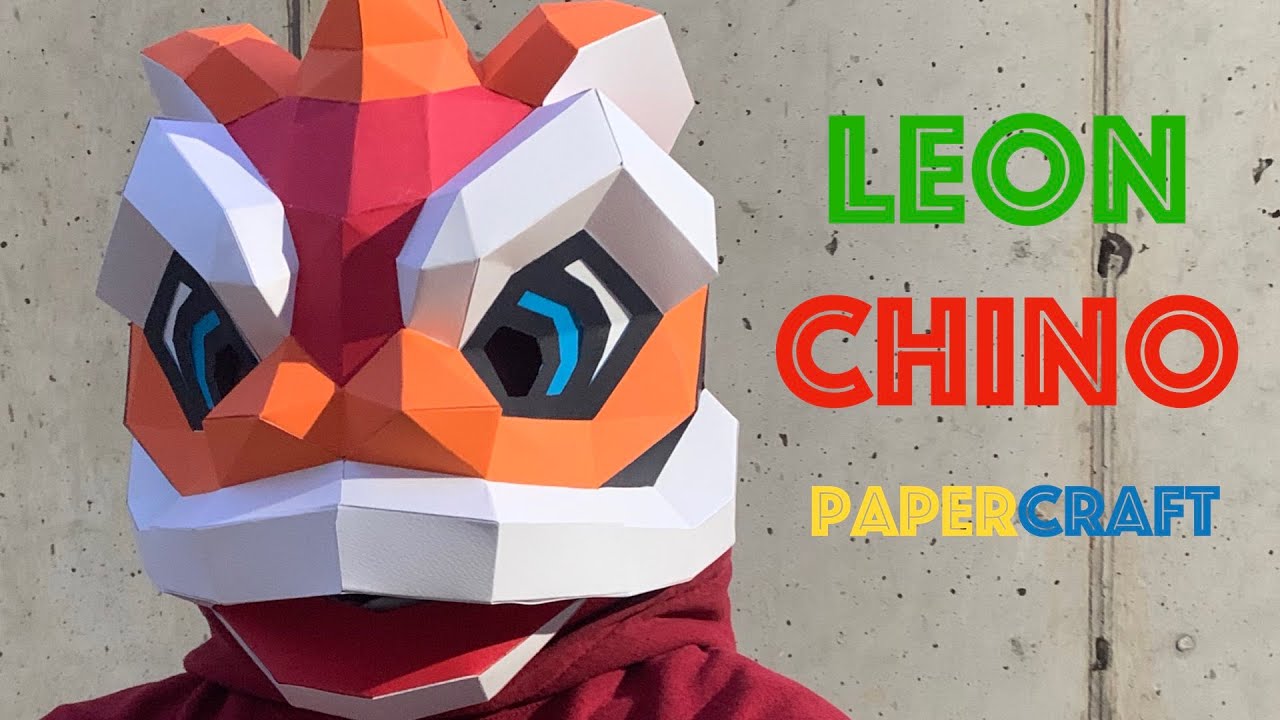 PAPERCRAFT LEON CHINO AskCreativeStudio - YouTube