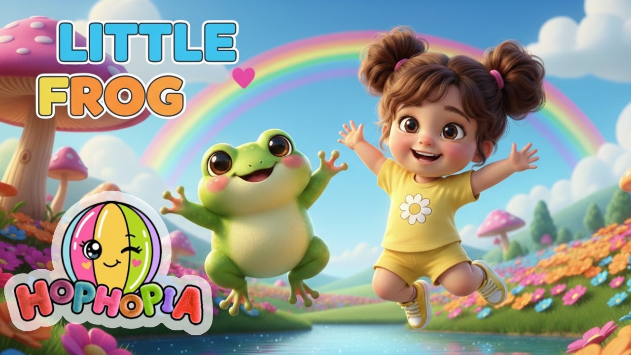 Little Frog 🐸 | Fun Kids Song | Educational & Cheerful Children’s Song ...