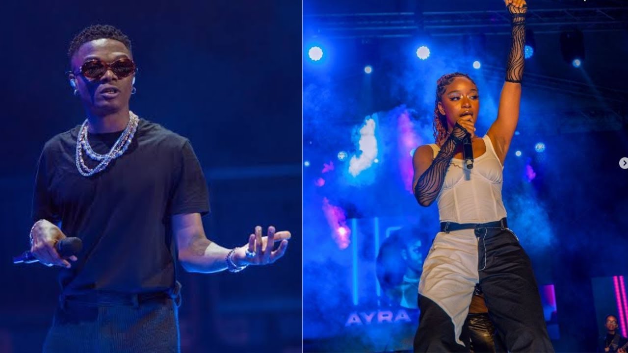 Wizkid perform 2 sugar ft Ayra Starr live at Madison Square garden ...