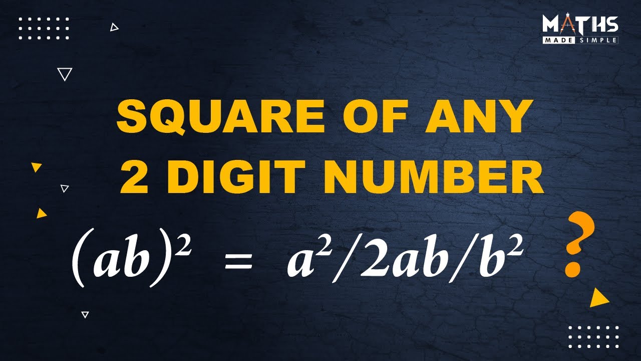 How to find Square of any 2 digit number | Square Root Tricks | Maths ...