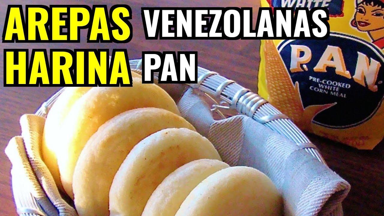 👩‍🍳 Receta de Arepas Venezolanas con Harina pan | Como Hacer Arepas ...