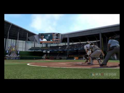 Hit the scoreboard in Marlins Ballpark - YouTube
