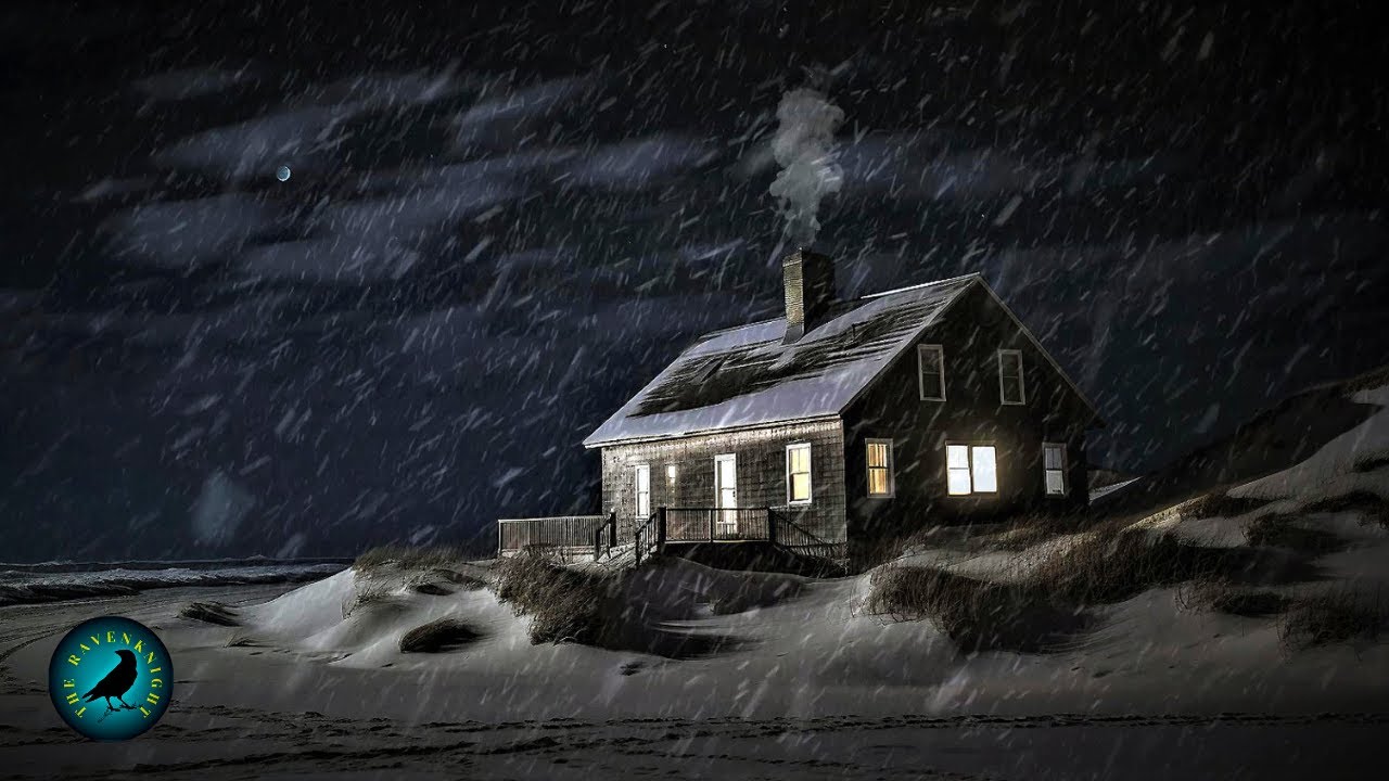 Howling Wind Storm Sounds For Sleeping, Calming Visuals ASMR, Relaxing ...