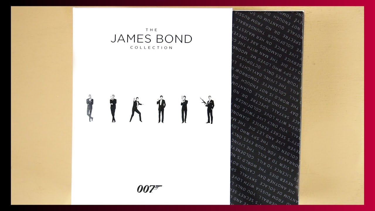 Unboxing The Complete James Bond Blu Ray Collection || 24 Discs Set ...