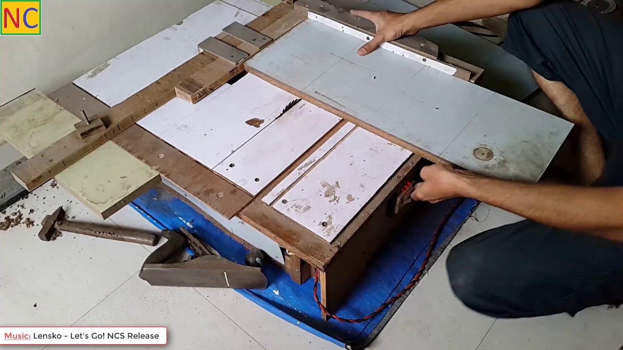 How To Make Mini Table Saw | DIY Table Saw | Part 1/3 | Nonsense ...