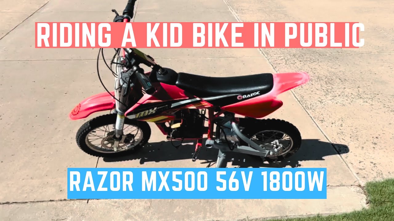 Riding a Razor MX500 56v 1800w in Public - Modified Razors - YouTube