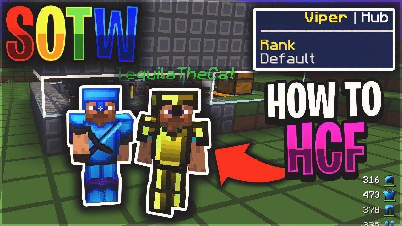 *REAL* How to HCF (No Rank, Keys, or Kits) #1 - SOTW | Minecraft HCF ...