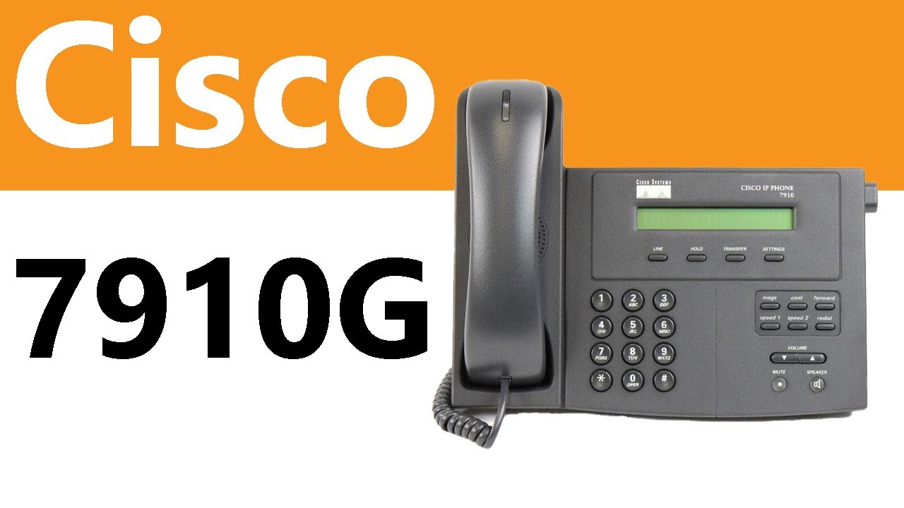 Cisco 7910G Unified IP Phone - Product Overview - YouTube