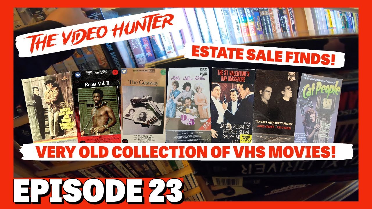 VERY OLD VHS COLLECTION AT AN ESTATE SALE! | The Video Hunter (Episode ...