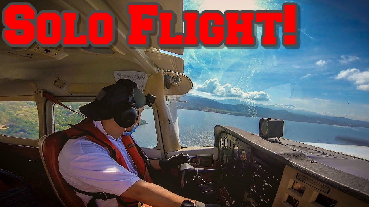 My First Solo Flight! - YouTube