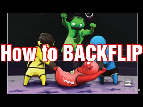 How to do a backflip in Gang Beast - Xbox Version - YouTube